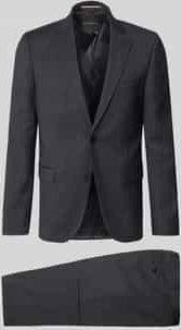 Bugatti Regular Fit Anzug mit 2-Knopf-Sakko