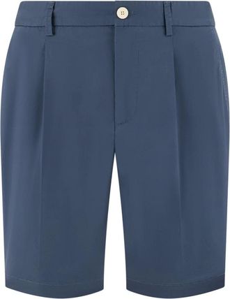 Boggi Milano Homme, Shorts, Bleu, Taille: XL Short en coton stretch avec coulisse