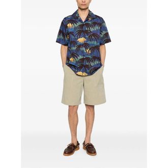 Dr&ocirc;le de Monsieur Palm Button Shirt