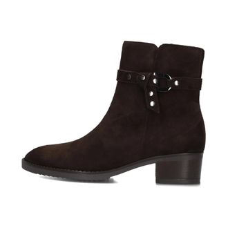 Gabor Braune Wildleder Stiefeletten Stilvolles Modell - - Shoes - Damen - Braun - 37 EU