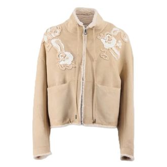 Ermanno Scervino Jacke - - Jackets - Damen - Beige - S