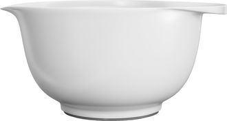 Rosti Mepal Victoria Rührschüssel, Bruchsichere Schüssel, Backschüssel, Hefeteigschüssel mit gutem Griff, Teigschüssel aus Kunststoff, 3 Liter, Weiß