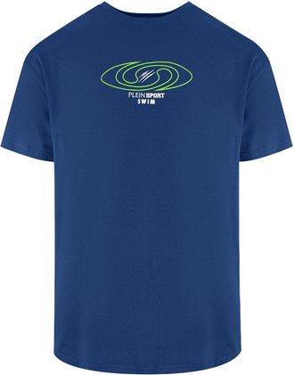 Plein Sport T-Shirt mit kurzen &Auml;rmeln in Dunkelblau
