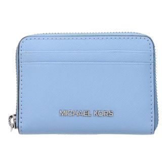 Michael Kors Leather Cardholder - - Accessories - Damen - Blau - ONE SIZE