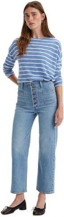 Levi's Ribcage Bells Light Indigo-Worn in, Marin Babe, 30W x 32L Femme