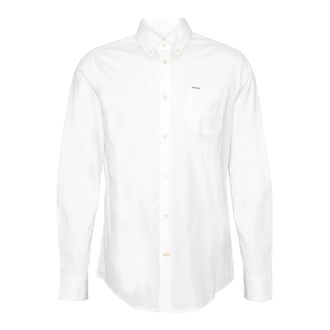 Barbour Komfort Stretch Hemd - - Shirts - Herren - Wei&szlig; - XL