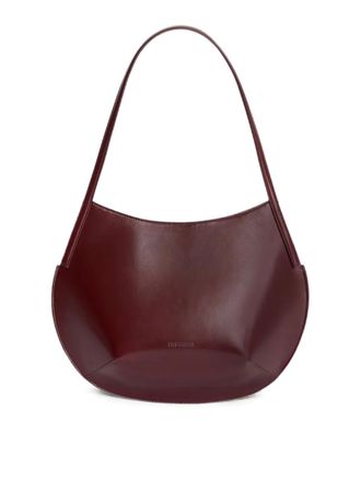 Jil Sander Sac Port&eacute; &Eacute;paule - Rouge Brun