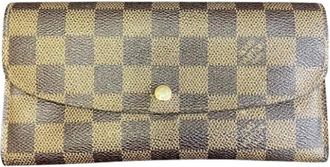 Louis Vuitton Portefeuille long (bi-pli) Pre-owned - Femme - Pre-owned - Brun - Taille: ONE Size