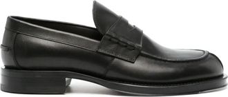 Lanvin Loafer - Penny-Slot Leather Loafers - Gr. 42 (EU) - in Schwarz - f&uuml;r Damen