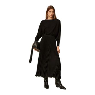 Twinset Damen, Kleider, Schwarzk, MGr&ouml;&szlig;e