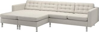 IKEA LANDSKRONA 4er-Sofa mit Récamieren
