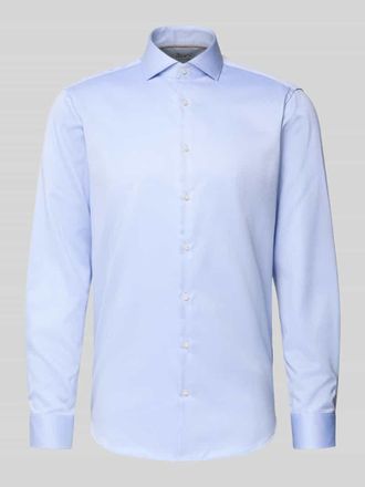 Jake*s Regular Fit Business Hemd aus Baumwolle mit Haikragen