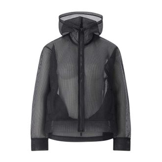 Lareida Transparente Mesh-Trainingsjacke - - Sport - Damen - Schwarzk - M