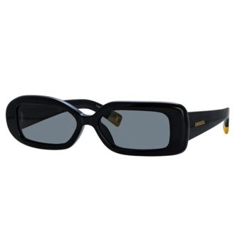 Jacquemus unisex, Accessoires, Noir, Taille: 54 MM Lunettes de soleil rectangulaires Rond