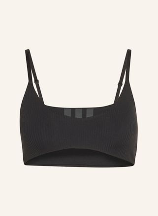 adidas All Me Sport-Bh, Leichter Halt, Gerippt schwarz