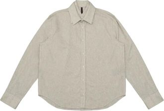 _J.L-A.L_ J.l-A.l, Homme, Chemises, Beige, Taille: XL Chemise Triple Col