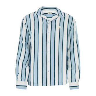 Etro Besticktes Hemd aus Viskosemischung - - Blouses & Shirts - Herren - Blau - L