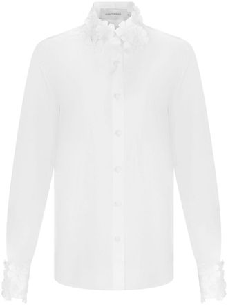 Silvia Tcherassi chemise à fleurs - Blanc