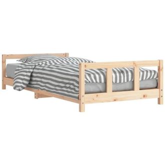 vidaXL Cadre de lit pour enfants 90x200 cm bois de pin massif Vidaxl