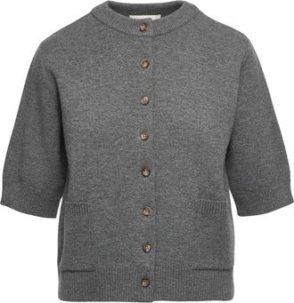 Wakakuu Icons Femme, Pulls, Gris, Taille: 42 FR Cara Wool Cardigan