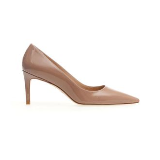 Stuart Weitzman Femme, Chaussures, Rose, Taille: 40 EU Escarpins Nude en Cuir Verni