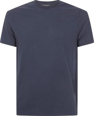 Zanone Homme, Tops, Bleu, Taille: 3XL Short Sleeves T-Shirt
