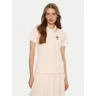 Guess Poloshirt V5RP02 KCOK1 &Eacute;cru Regular Fit