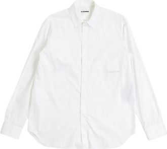 Jil Sander Homme, Chemises, Blanc, Taille: 2XL Chemise boutonn&eacute;e en coton