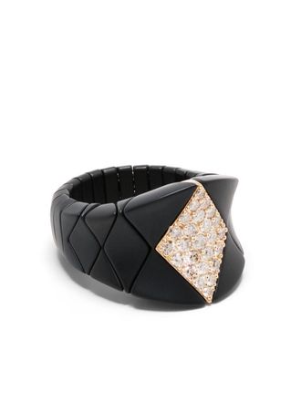 Roberto Demeglio bague Diva en or rose 18ct pav&eacute;e de diamants