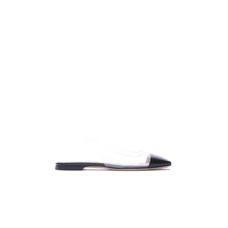 Gianvito Rossi Femme, Chaussures, Noir, Taille: 37 1/2 EU Ballerines Plexiglas