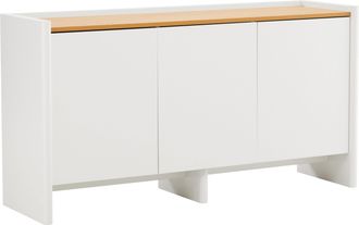 Oviala Sideboard mit 3 Türen, modern, rechteckig, Länge 140 cm, Grün