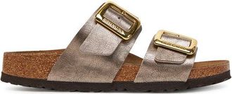 Birkenstock Pantoletten Sydney Cushion Buckle 1029372 Goldfarben