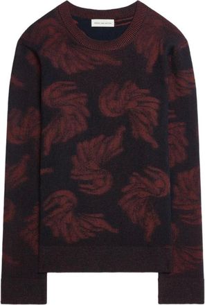 Dries Van Noten Homme, Pulls, Multicolore, Taille: L Pull Jacquard