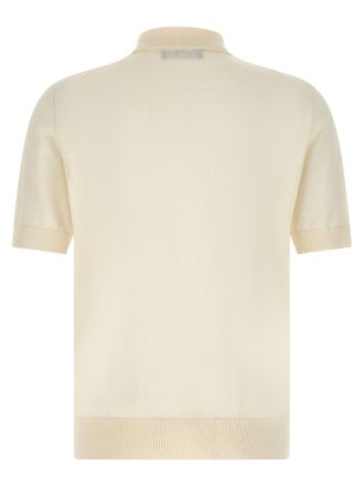 Dolce & Gabbana Mens White Cotton Polo Shirt