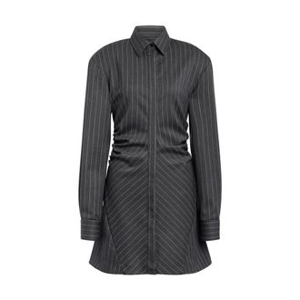 Dondup Hemdblusen-Minikleid - - Dresses - Damen - Grau - S