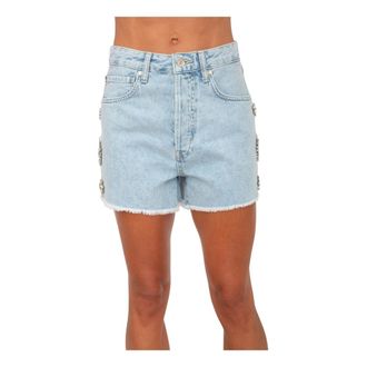 Liu Jo Damen, Shorts, Blau, W26Gr&ouml;&szlig;e
