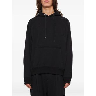 Wooyoungmi Logo-Print Cotton Sweatshirt - Black