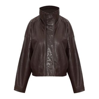 AllSaints Ryder Lederjacke - - Jackets - Damen - Rot - L