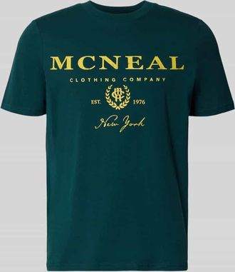Mc Neal T-Shirt mit Label-Print und Rundhalsausschnitt