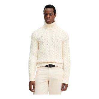 Bally Pull col roul&eacute; Mkn087 - Homme - Pulls - Beige - Taille: 2XL