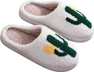 Generic Pantoufles de Noël légères en mousse à mémoire de forme pour homme et femme, chaussons dintérieur et dextérieur pour chambre à coucher, cadeaux de Noë