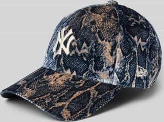 New Era Base Cap aus elastischem Material-Mix mit Motiv-Stitching