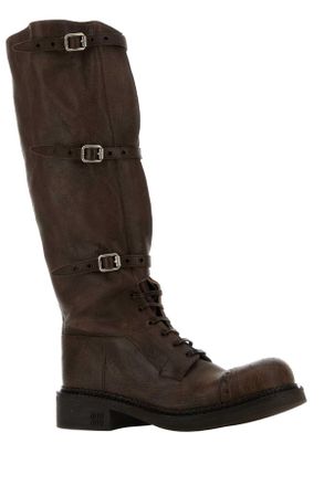 Miu Miu Cacao Stivali Boot