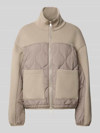 White Label Jacke mit Steppn&auml;hten und Zweiwege-Rei&szlig;verschluss