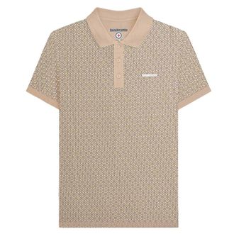 Lambretta AW24 Poloshirt f&uuml;r Herren (Steinfarben)