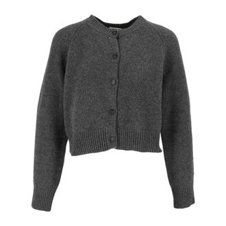 Max Mara Cardigan Ombrosa - Femme - Pulls - Gris - Taille: 40 FR