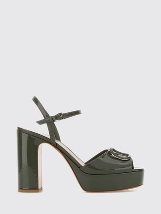 Valentino Garavani Sandales &agrave; Talons Femme couleur Vert Militaire