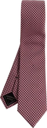 Brioni Homme, Accessoires, Rose, Taille: ONE Size Cravate en soie