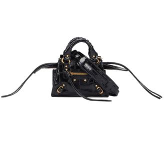 Balenciaga Crocodile Embossed Neo Classic Nano City Bag