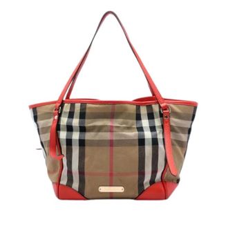 Burberry Pre-owned Toile cabas - Femme - Pre-owned - Brun - Taille: ONE Size